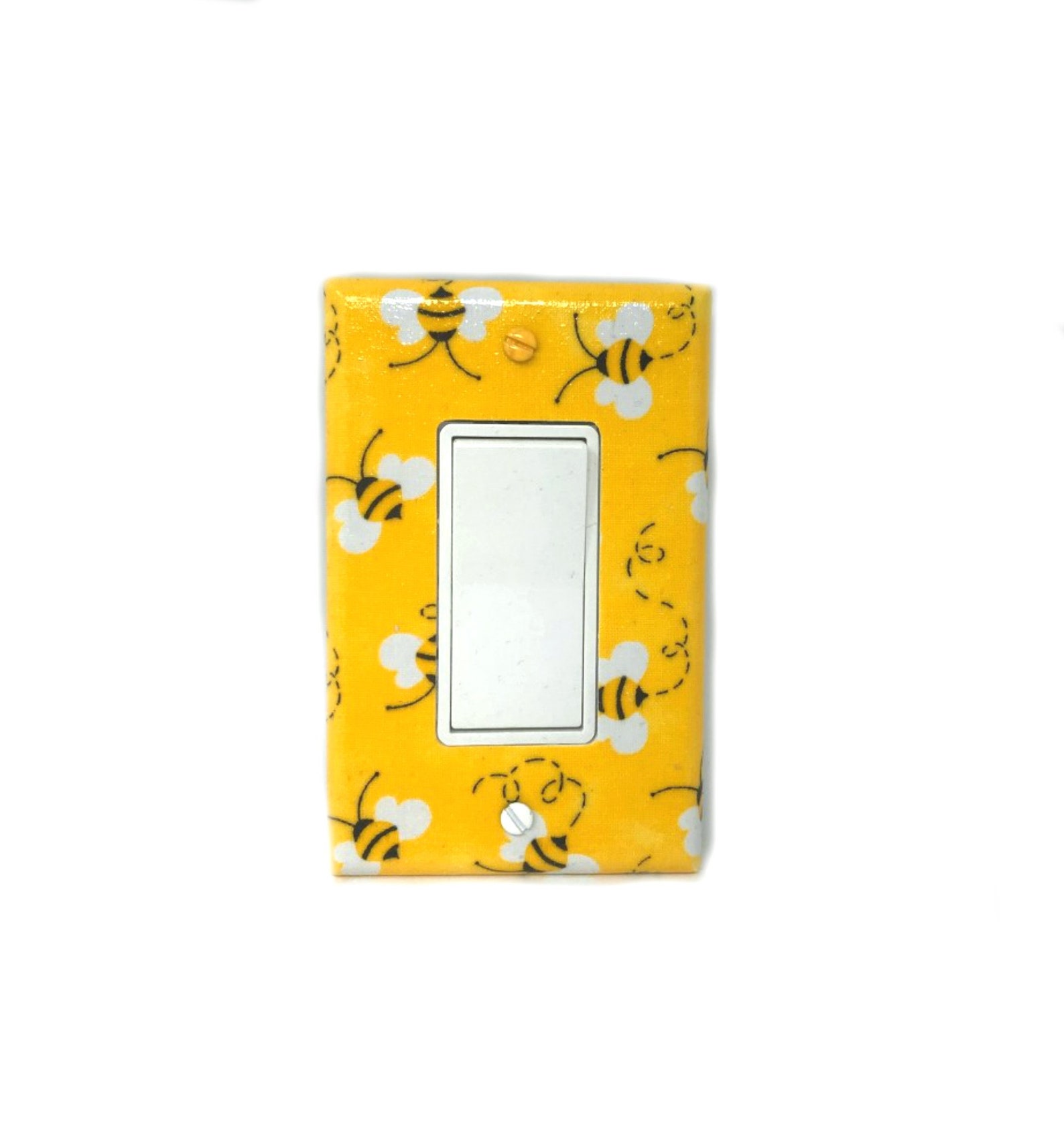 Bumble Bee Decor Light Switch Cover Bee Nursery Decor Baby - Etsy