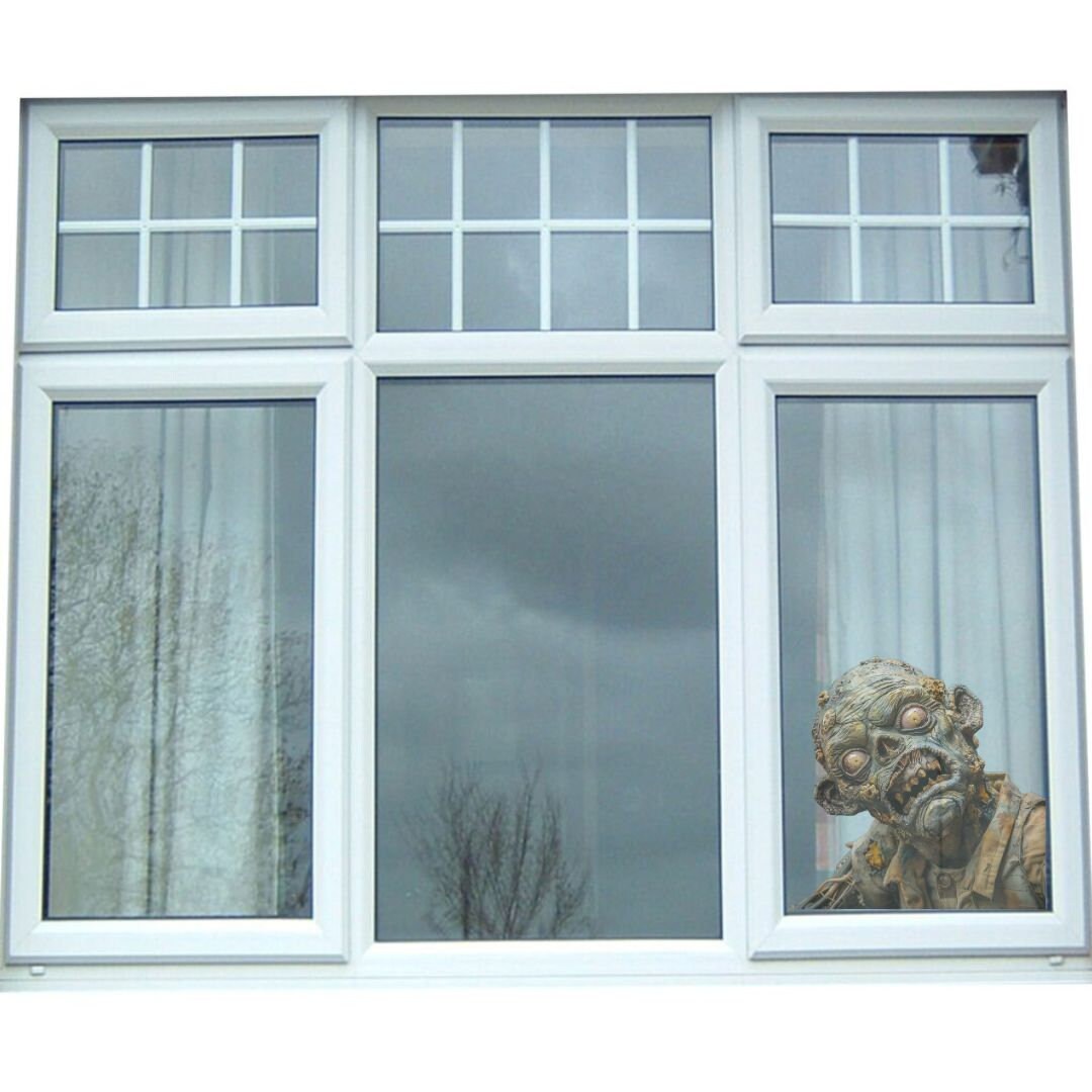 Zombie Printable PDF, Window Halloween Decoration - Etsy