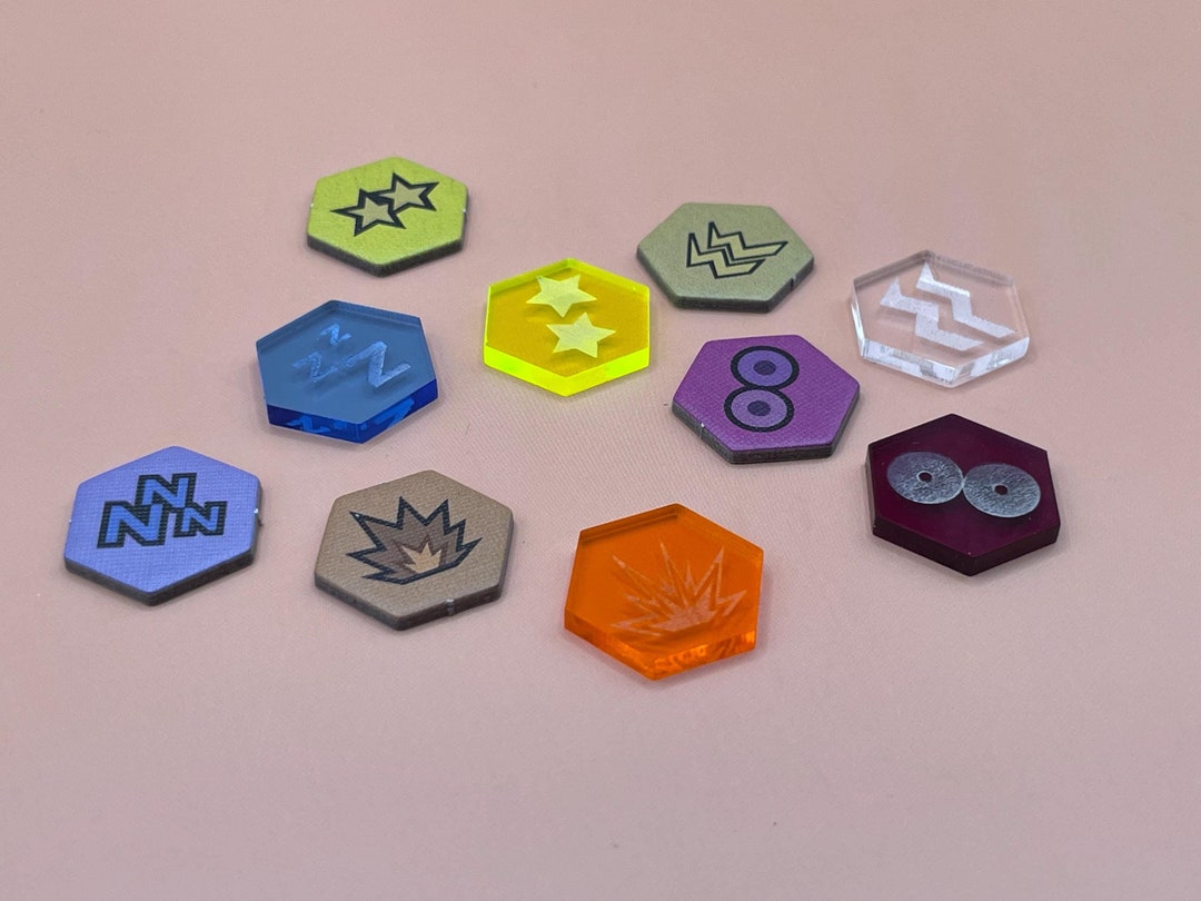 Monster Hunter World Board Game Compatible Acrylic Tokens - Etsy