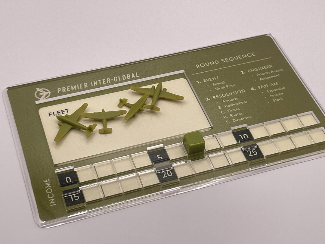 Pan Am Board Game Compatible Acrylic Overlay. - Etsy