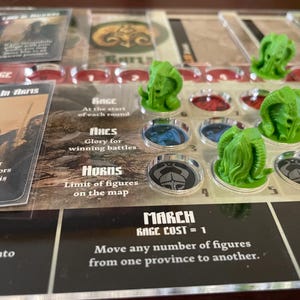 Blood Rage Board Game Compatible Acrylic Overlay. - Etsy