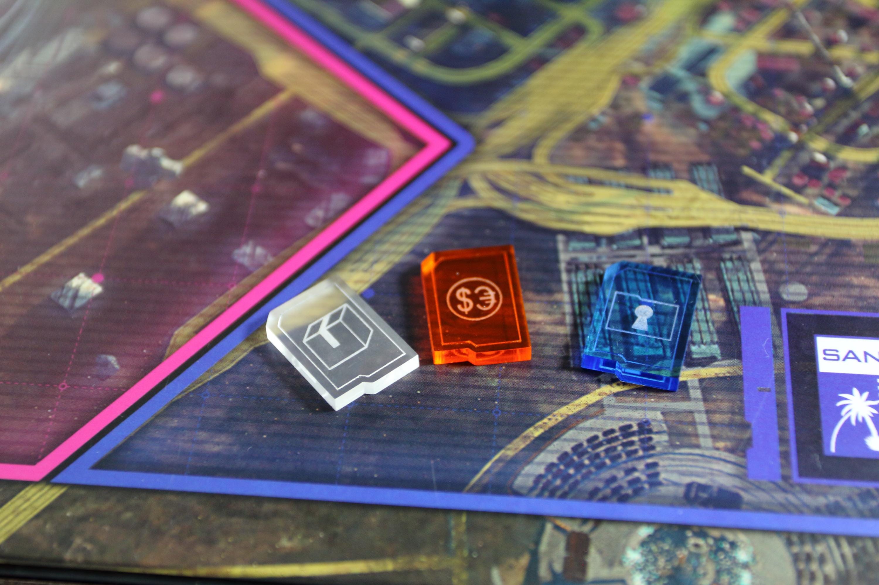 Cyberpunk 2077: Gangs of Night City Compatible Acrylic Tokens. - Etsy