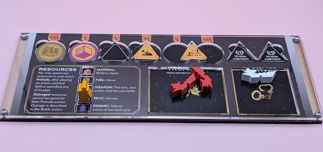 Arcs Compatible 2 Layer Player Board Overlay - Etsy