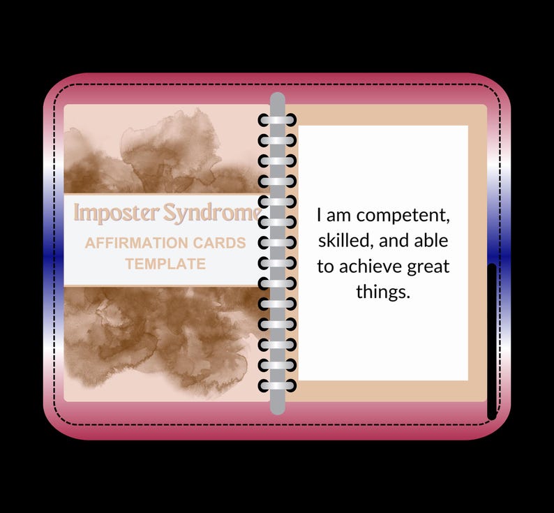 Imposter Syndrome Cards, Imposter Syndrome Workbook, Imposter Syndrome ...