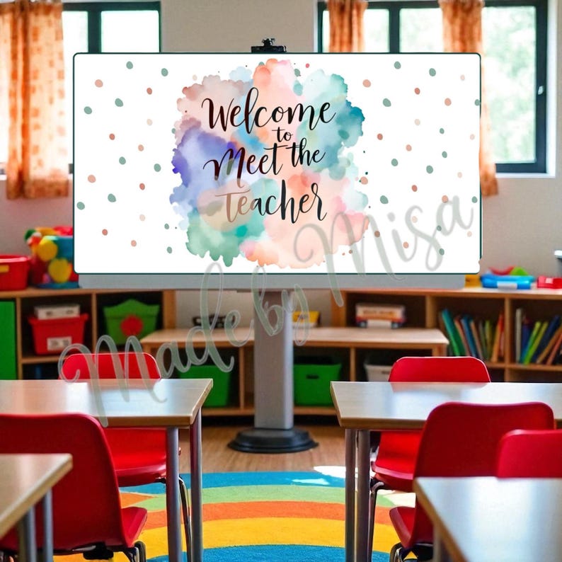 Meet the Teacher Night Station Powerpoint | Editable Back to School ...