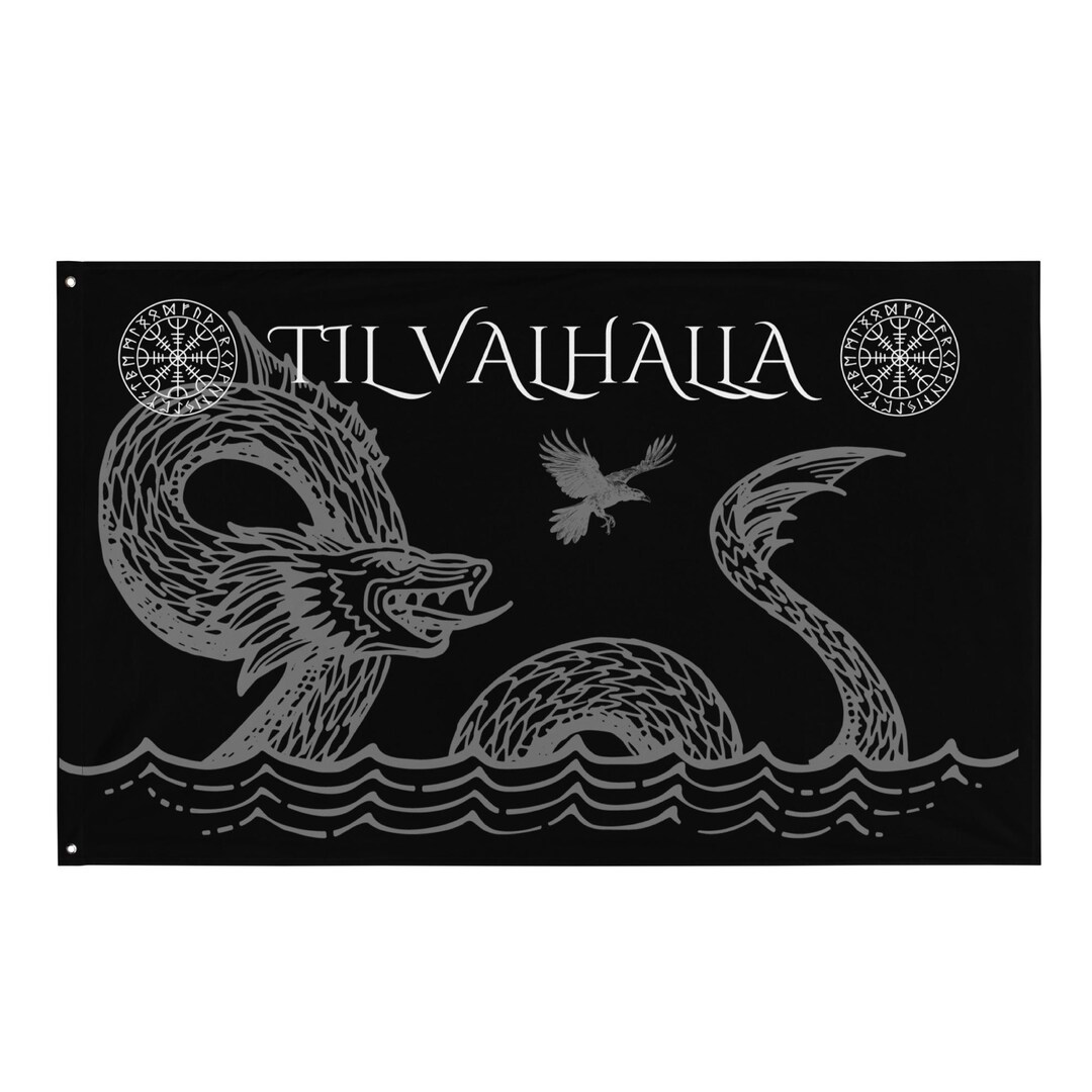 Valhalla Flag - Etsy