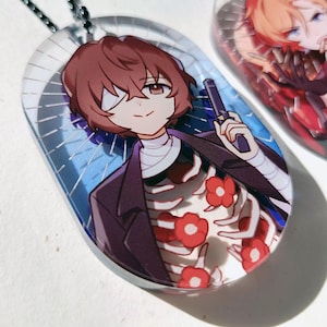 Bungou Stray Dogs 3D Layered Soukoku Charms Dazai and Chuuya ...