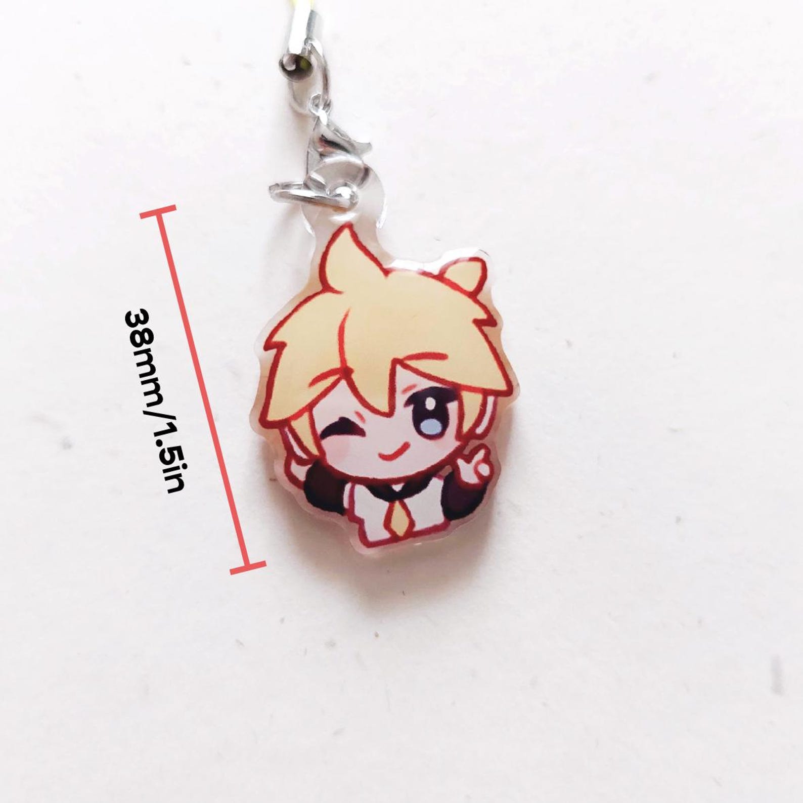 Kagamine Rin Kagamine Len Vocaloid Mini Acrylic Phone Charms Double ...