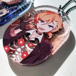Bungou Stray Dogs 3D Layered Soukoku Charms Dazai and Chuuya ...