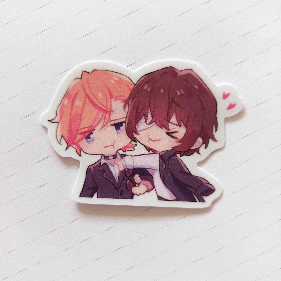 Bungou Stray Dogs Soukoku Sticker Dazai and Chuuya Stormbringer - Etsy