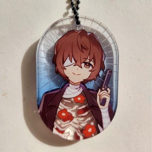 Bungou Stray Dogs 3D Layered Soukoku Charms Dazai and Chuuya ...