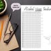 Printable Alcohol Tracker – Track and Reflect on Your Consumption - Etsy