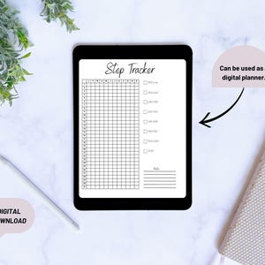 Printable Step Tracker – Track Daily Steps and Fitness Goals - Etsy