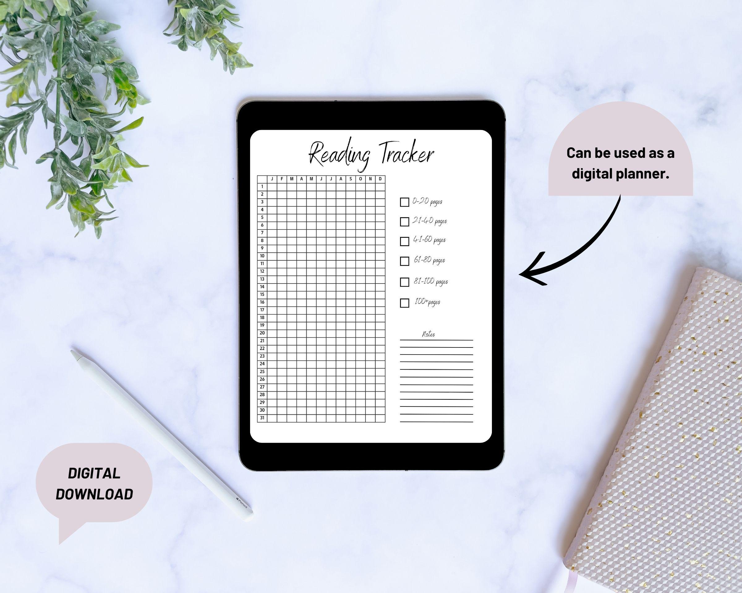 Pixel Reading Tracker – Track and Color Your Reading Progress - Etsy