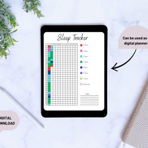 Printable Sleep Tracker – Monitor and Improve Your Sleep - Etsy