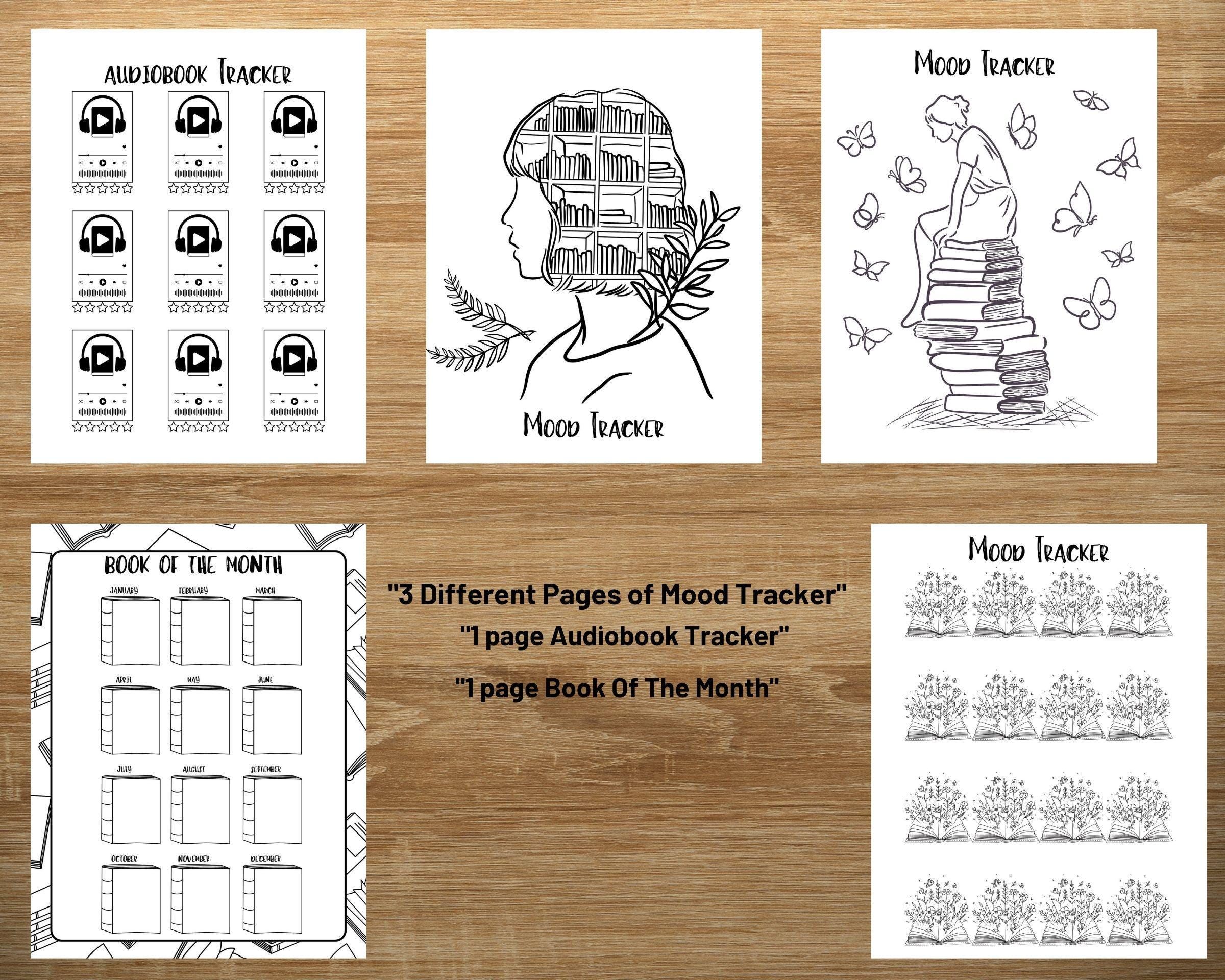 Digital Reading Journal: Printable Book Log, Reflection Tracker ...
