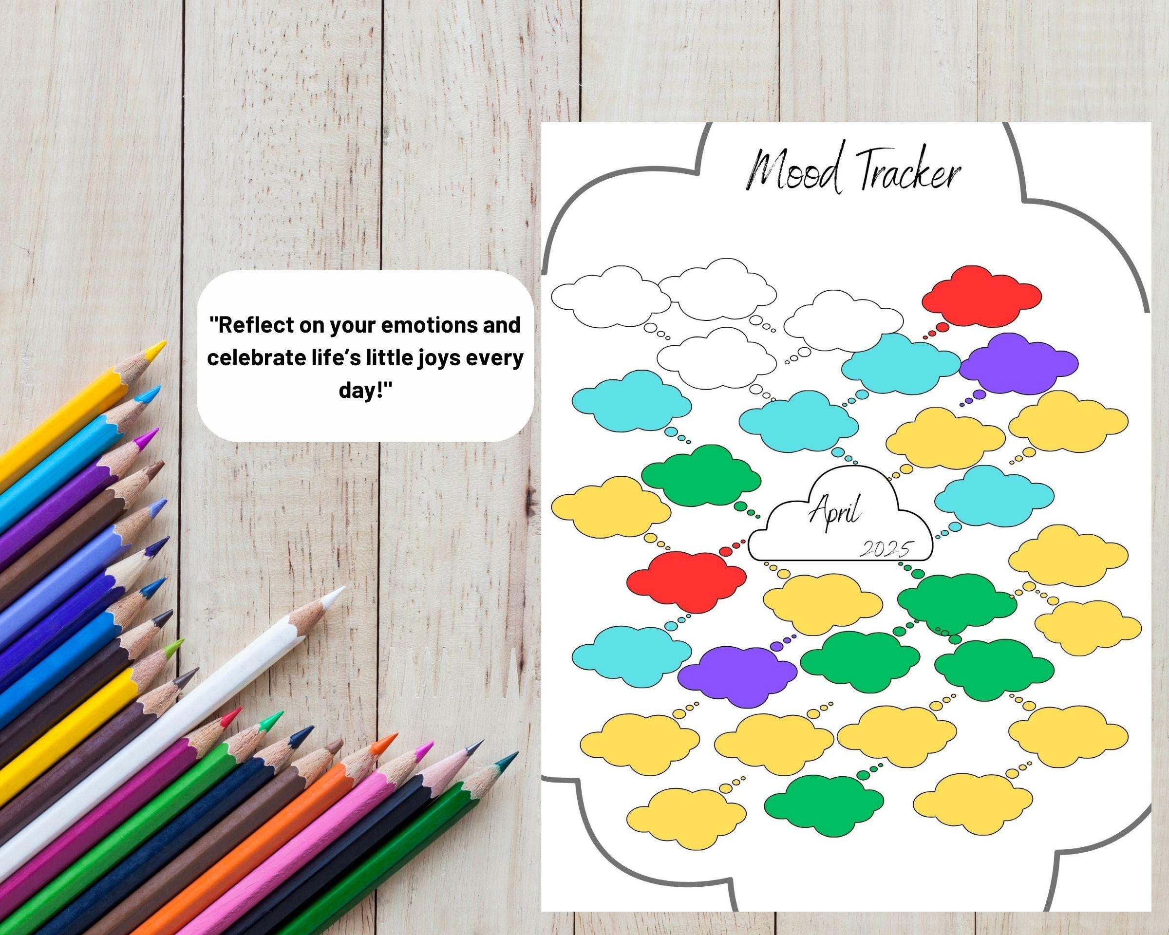 Gratitude Tracker & Mood Tracker – Reflect, Track, and Stay Positive - Etsy