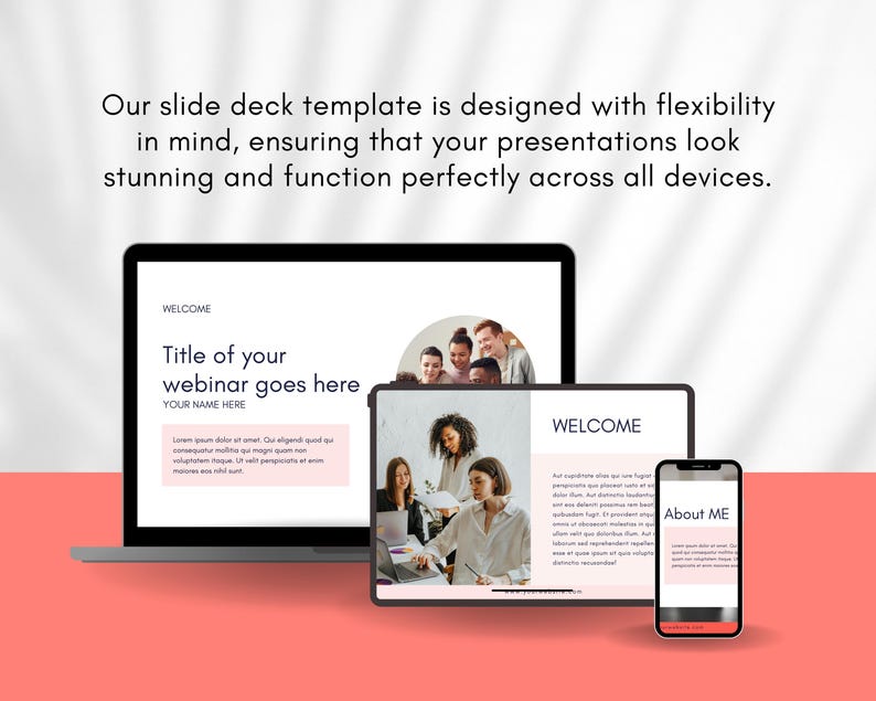 Editable Slide Deck Template – Business Proposal, Webinar, Product ...
