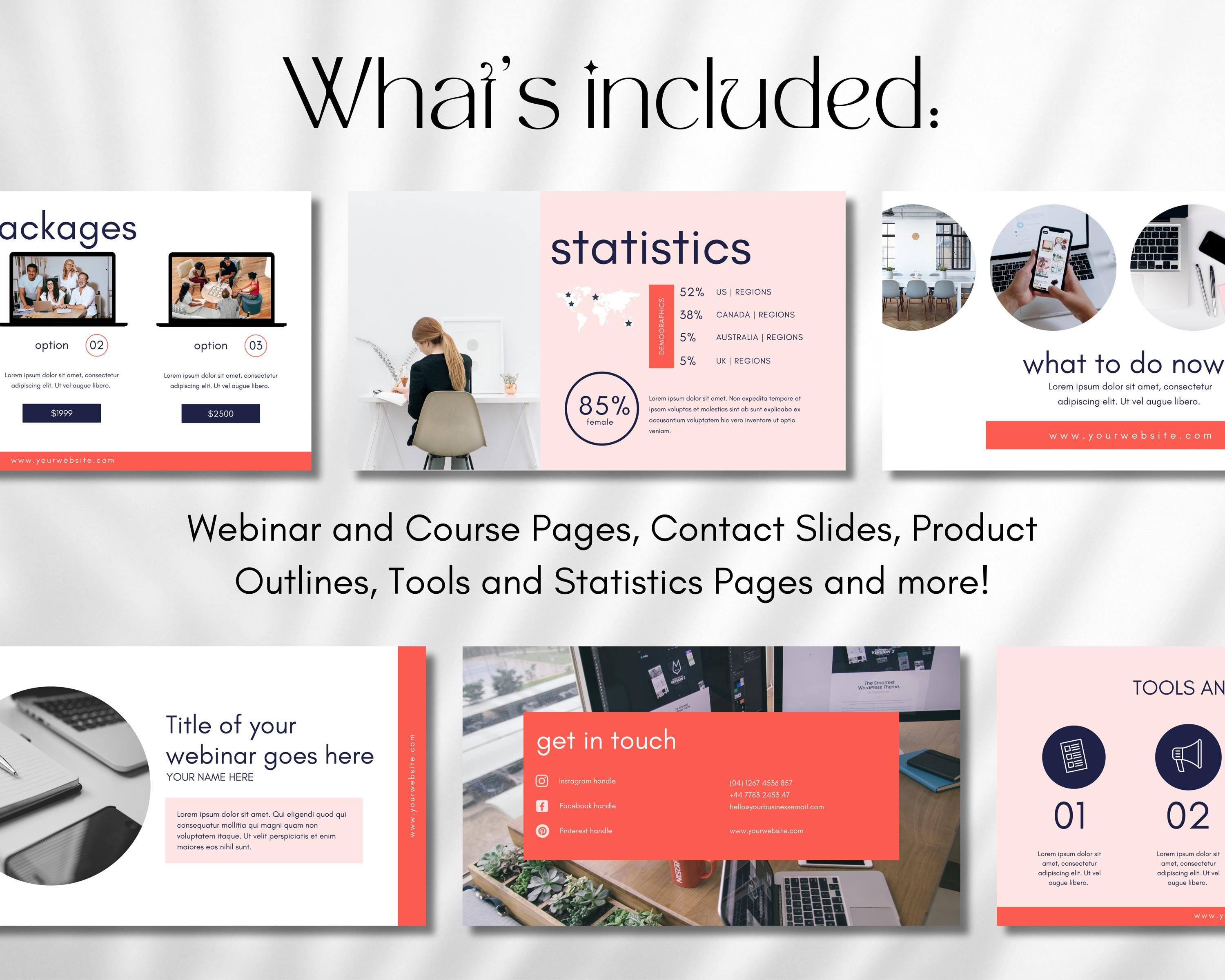 Editable Slide Deck Template – Business Proposal, Webinar, Product ...