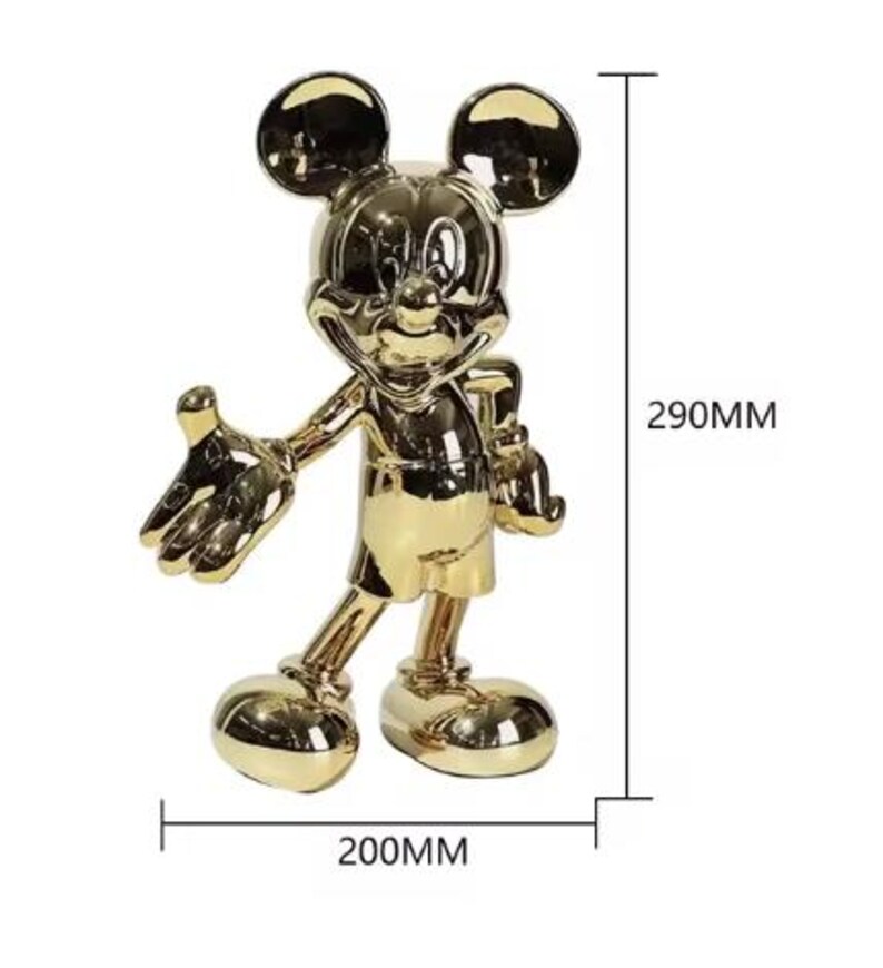Mickey Mouse Action Figure Resin Statue Figurine Collection Dolls ...