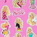 Barbie Digital Printable Sticker - Etsy
