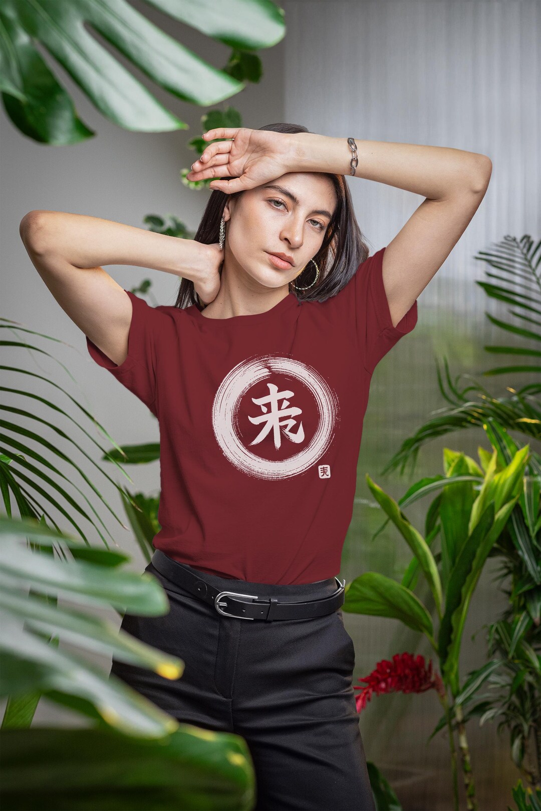Kanji Truth Shirt – Japanese Ink Circle Tee – Zen Calligraphy ...