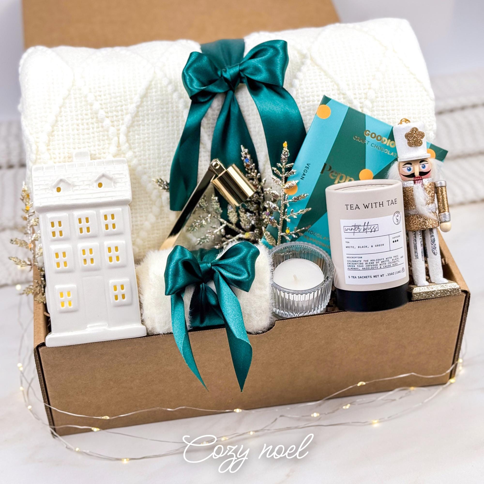 Cozy Winter Gift Box: Christmas Gift for Your Loved One With Blanket ...