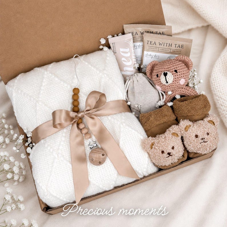 Self Care Gift Box for New Mom, Unique Baby Shower Gift Idea ...