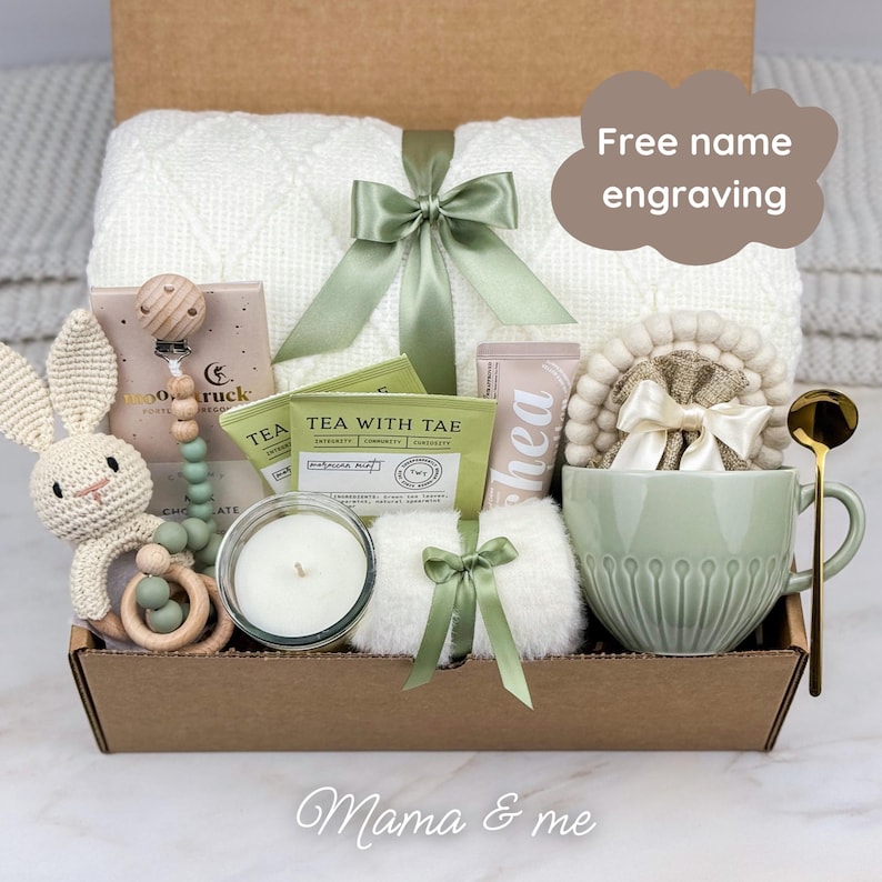 Self Care Gift Box for New Mom, Unique Baby Shower Gift Idea ...