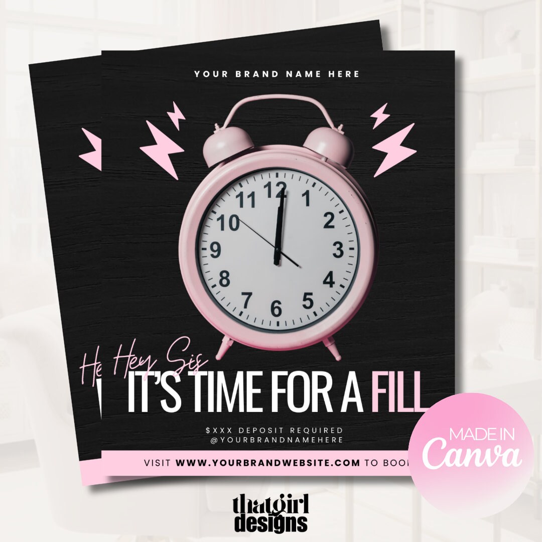 DIY Lash Infill Bookings Open Flyer| Book Lash Appointments Lash ...
