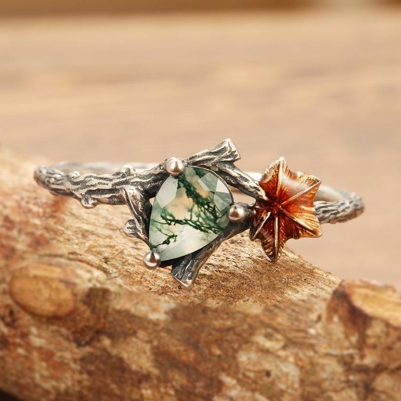 Branch Engagement Ring - Etsy