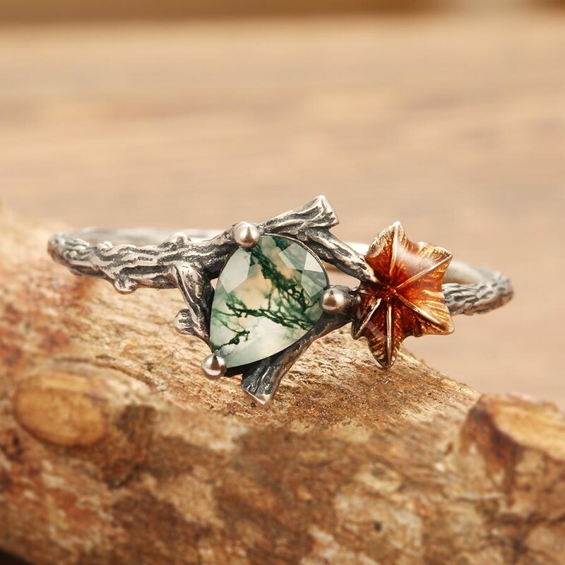 Branch Engagement Ring - Etsy