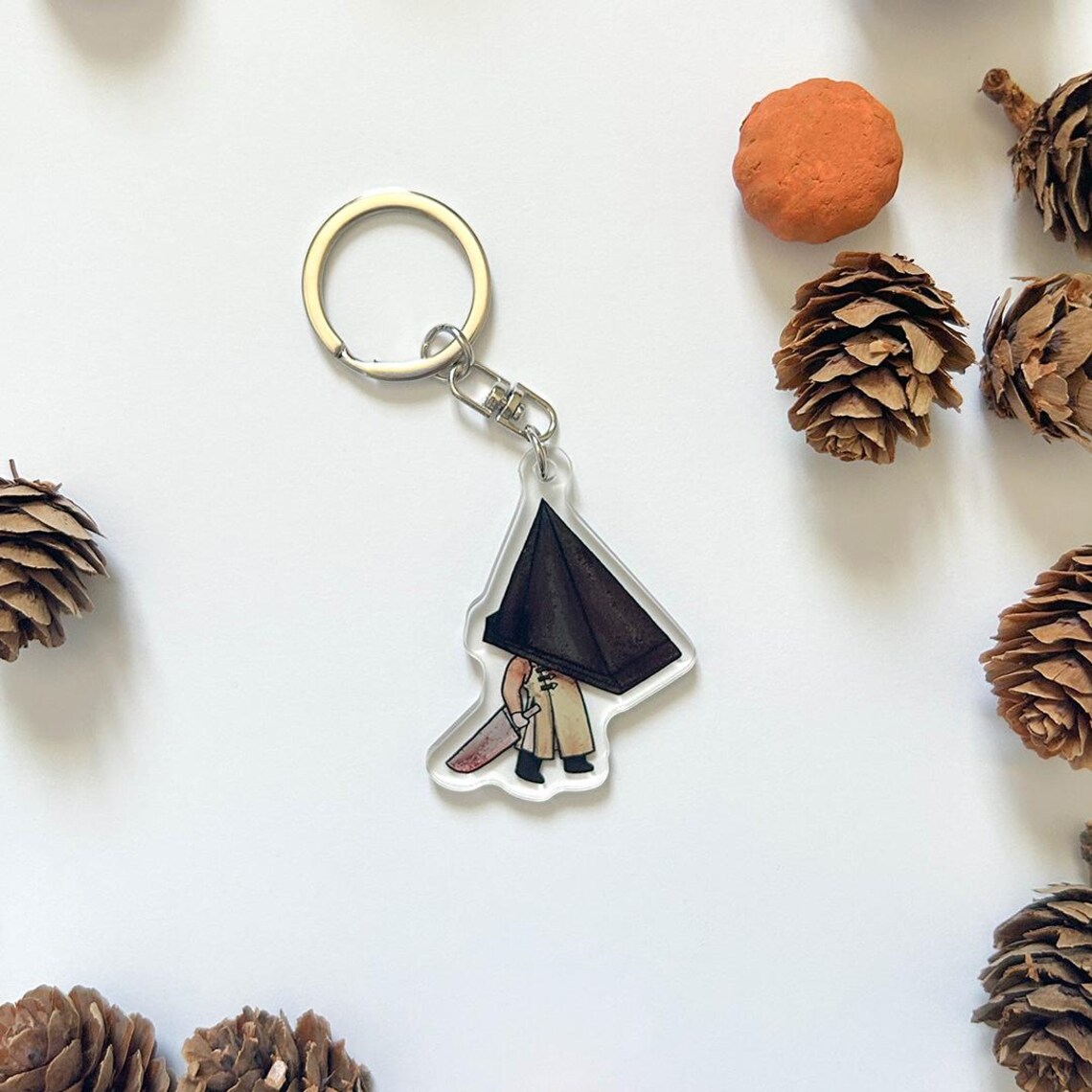 Pyramid Head Acrylic Keychain - Etsy