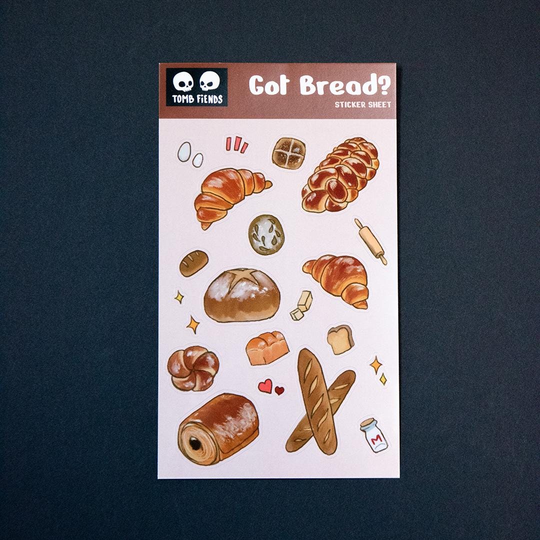 Got Bread Sticker Sheet - Etsy