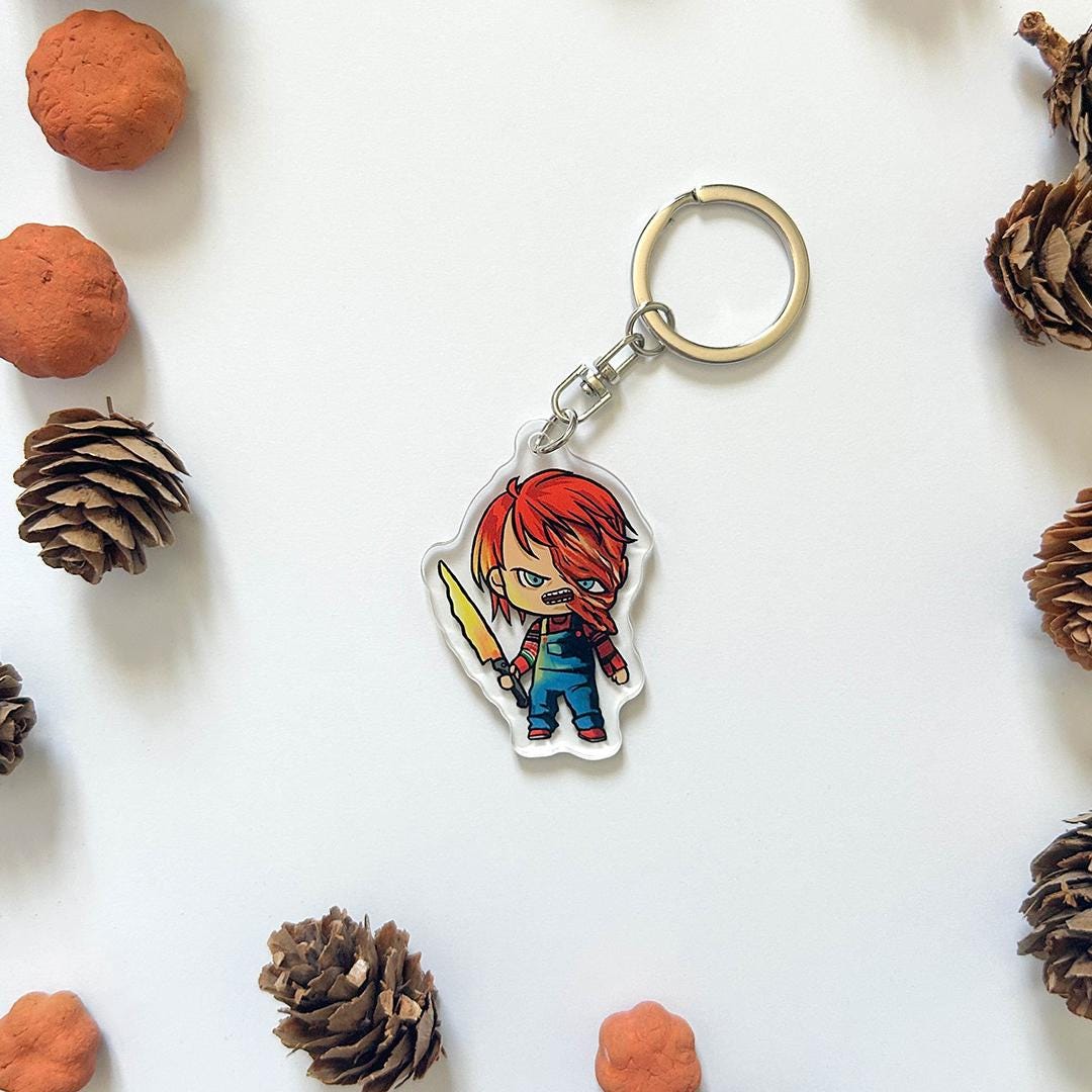 Chucky Acrylic Keychain - Etsy