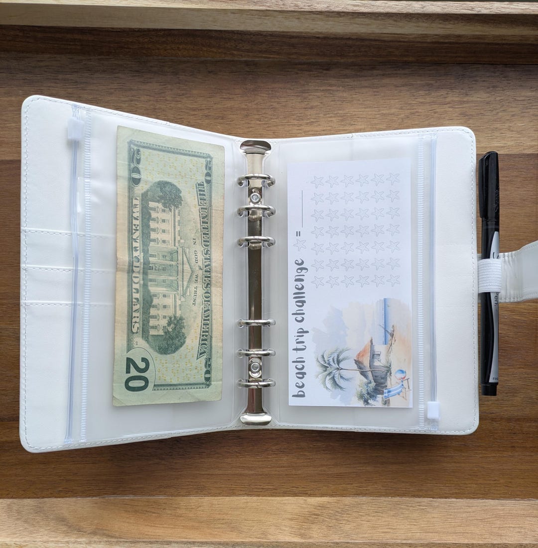 Cash Binder System Coconut Cream Cash Stuffing Personal Budget Binder ...