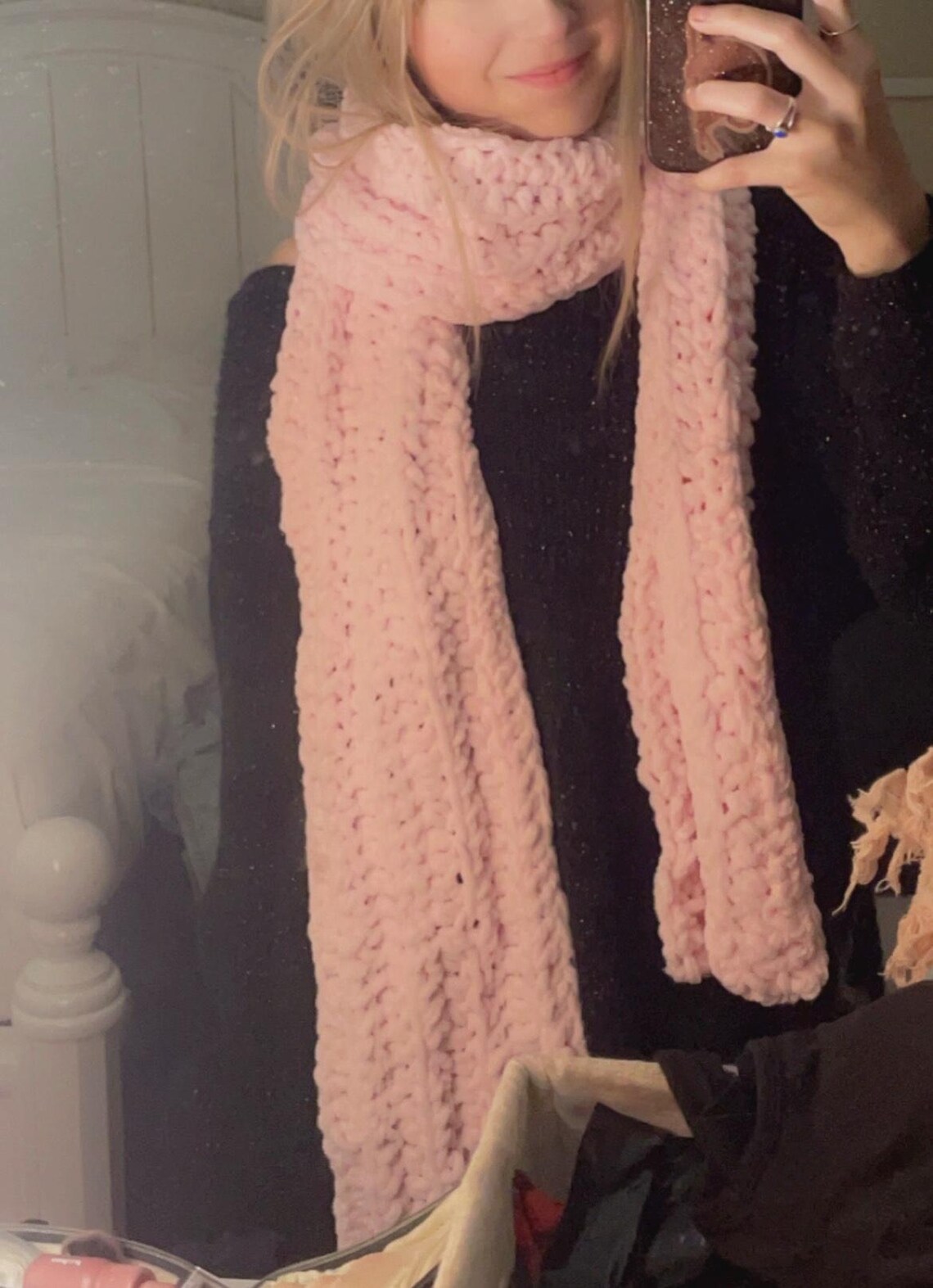 Beginner Crochet Long Scarf Pattern - Etsy