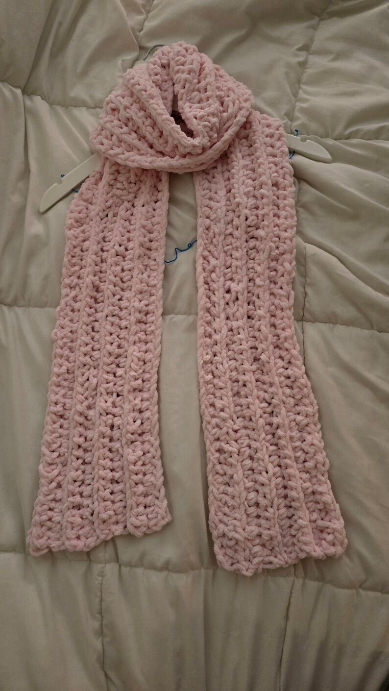 Beginner Crochet Long Scarf Pattern - Etsy