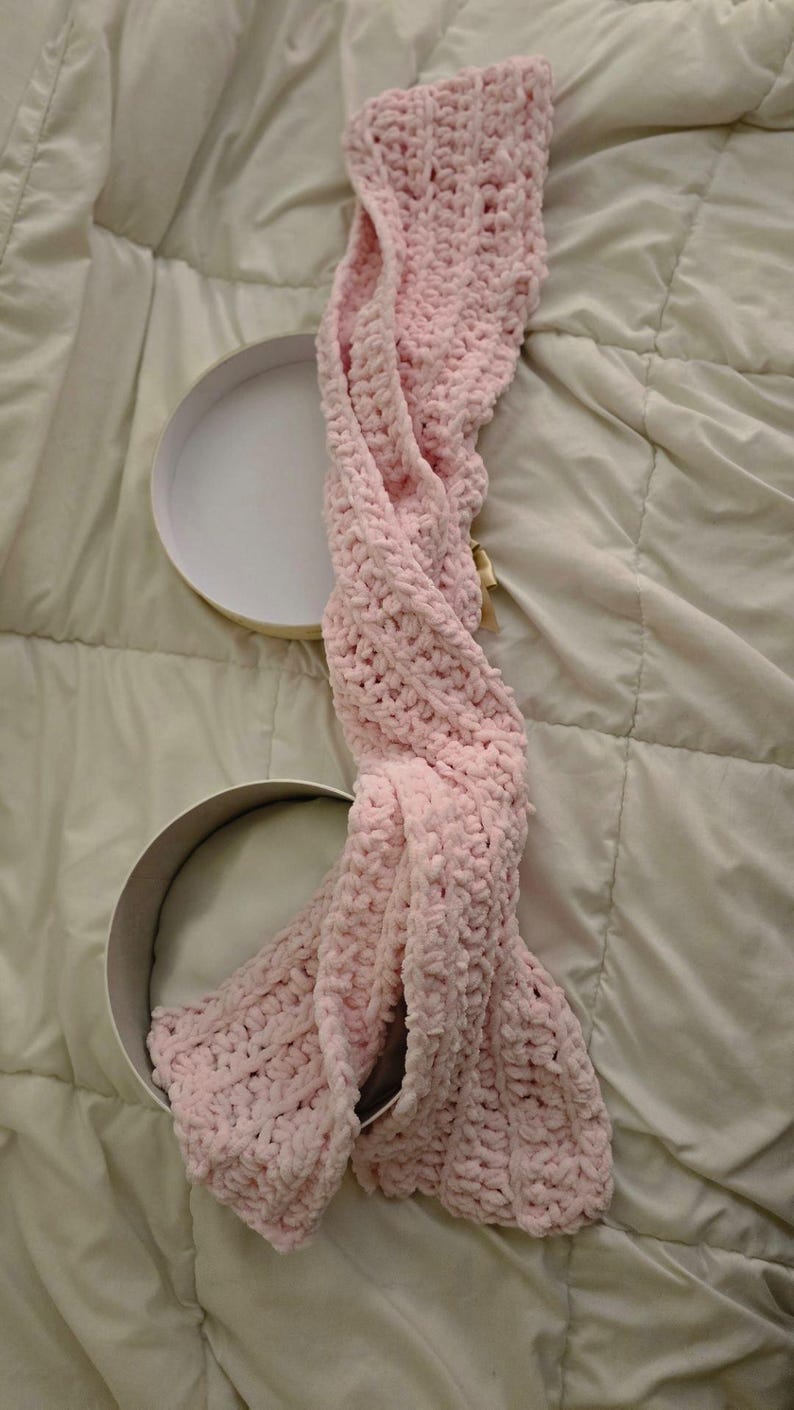 Beginner Crochet Long Scarf Pattern - Etsy