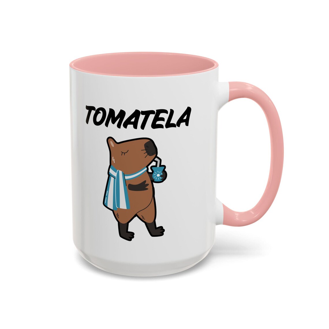 Tomatela Capibara Tomando Mate Argentina Taza - Etsy