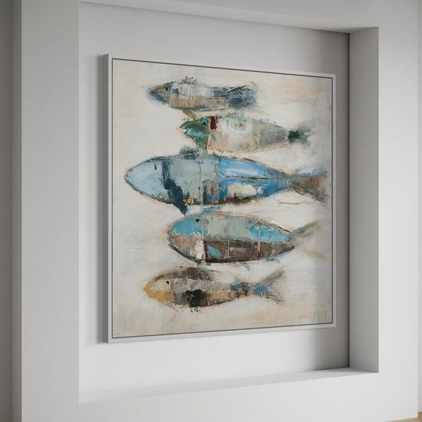 Abstract Fish Art - Etsy