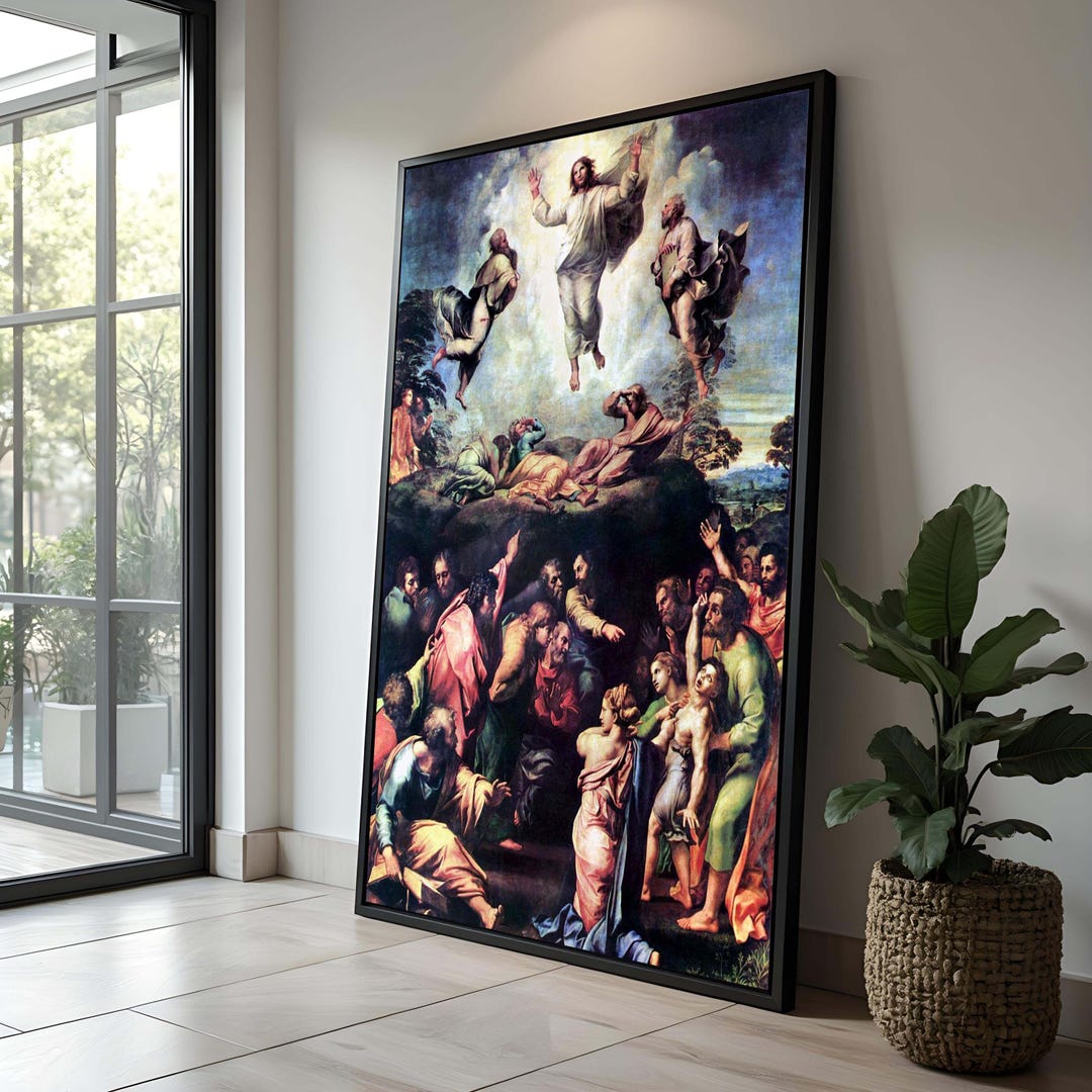 Raphael’s Transfiguration | Famous Religious Renaissance Painting | Classic Christian Art Print ...