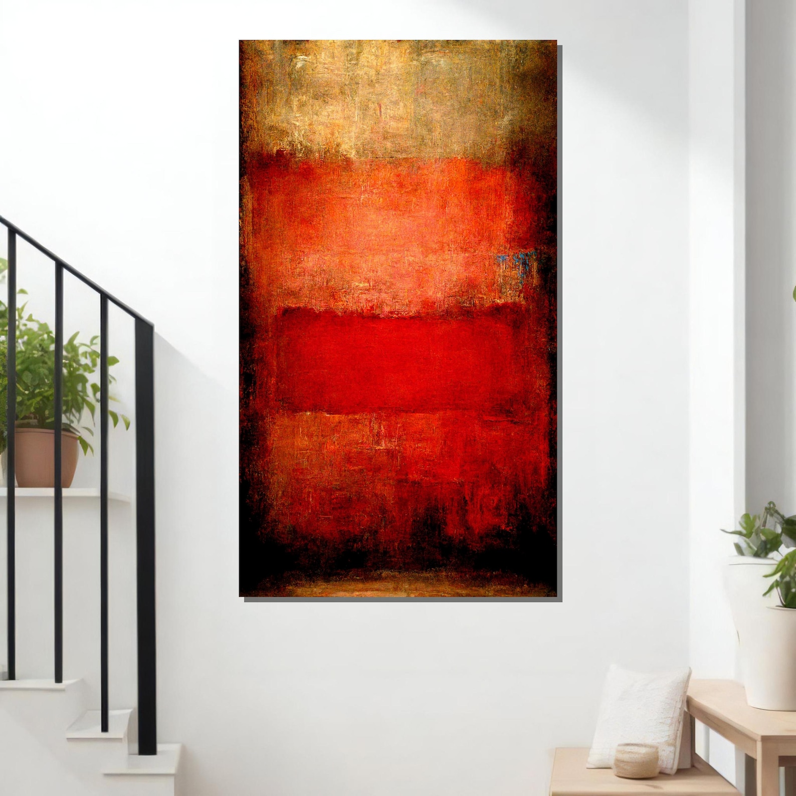 Mark Rothko Green Canvas Painting, Mark Rothko Production, Mark Rothko ...