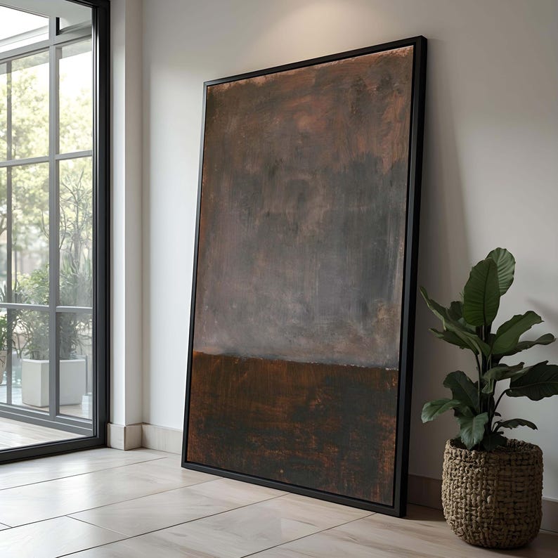 Mark Rothko Canvas Print: Large Abstract Wall Art - Etsy