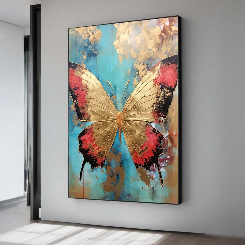 Textured Art Butterfly - Etsy