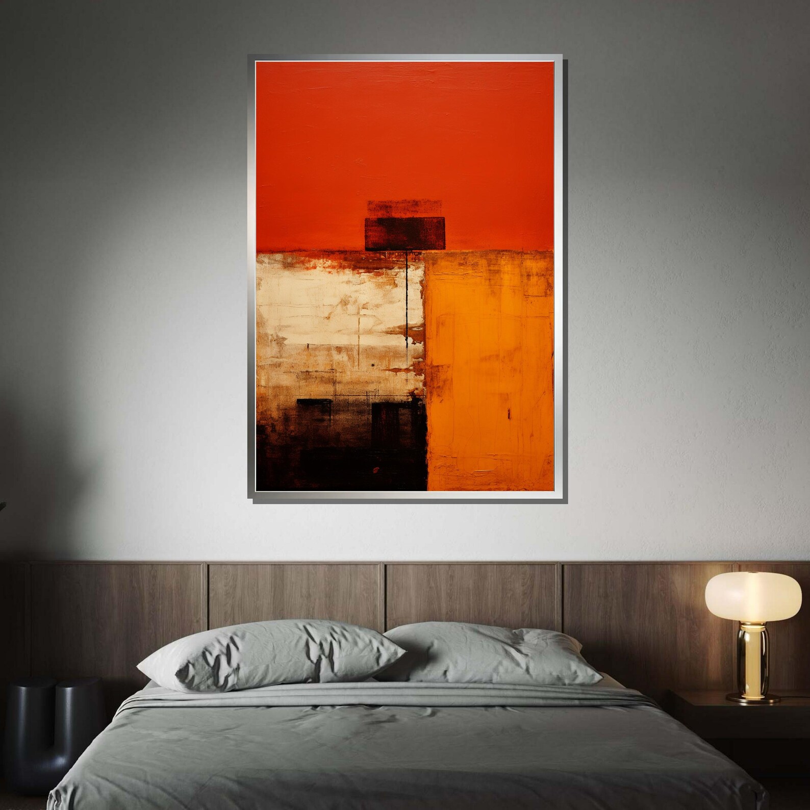 Mark Rothko Style Canvas Painting: Large Abstract Wall Art - Etsy