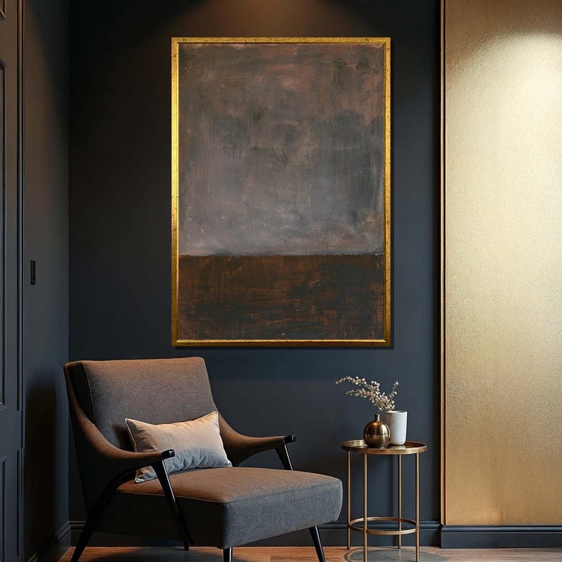 Mark Rothko Canvas Print: Large Abstract Wall Art - Etsy