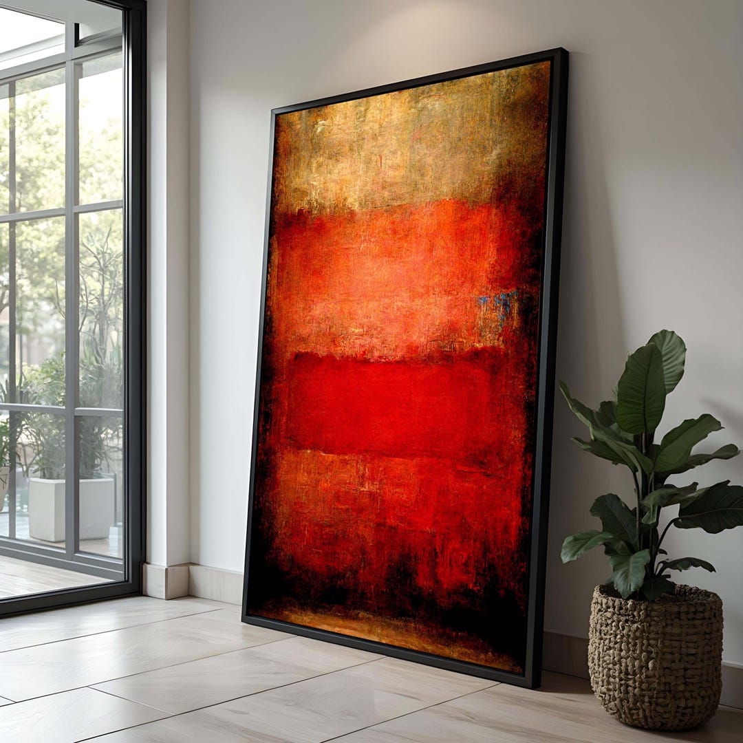 Mark Rothko Green Canvas Painting, Mark Rothko Production, Mark Rothko ...