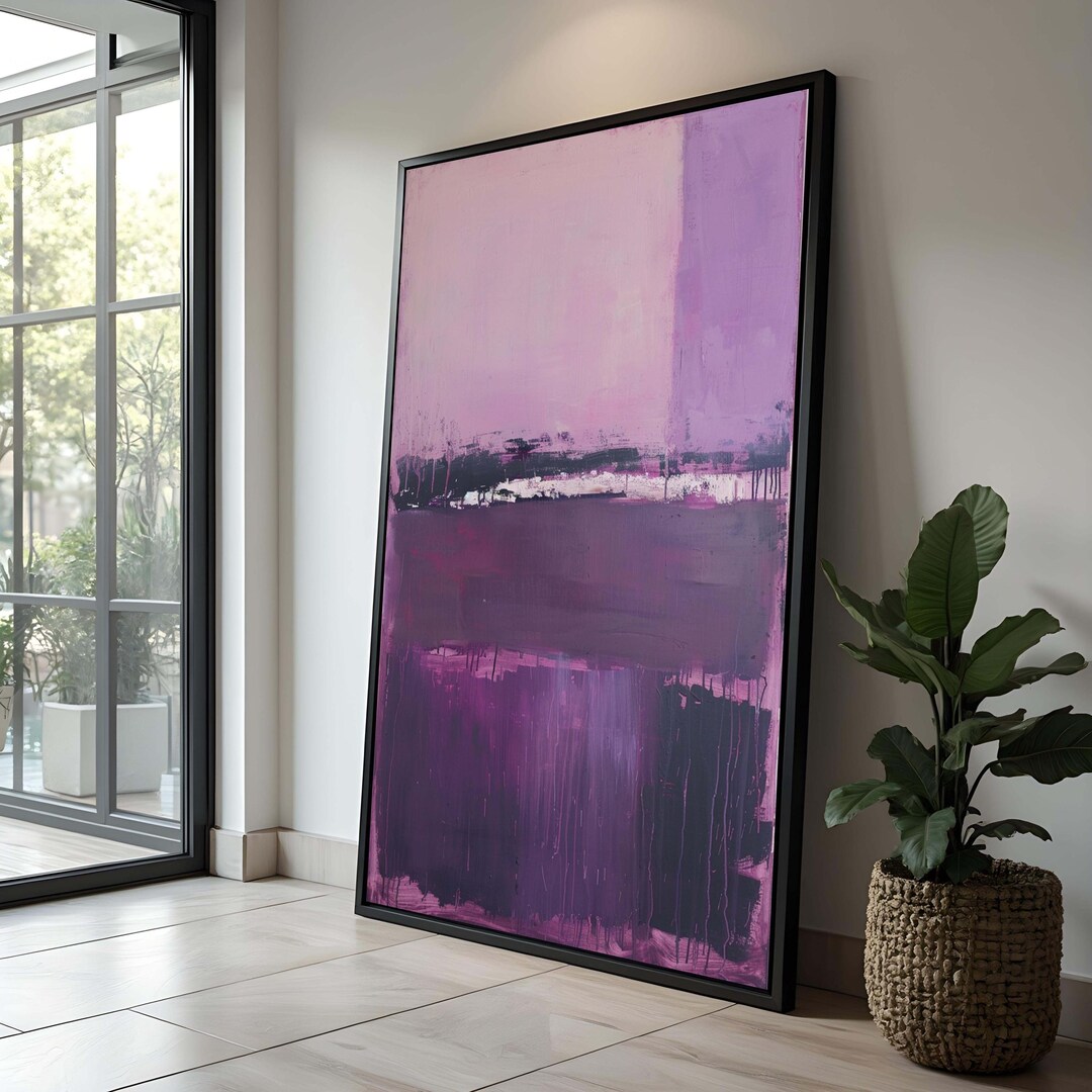 Mark Rothko Purple Canvas Painting, Mark Rothko Production, Mark Rothko ...