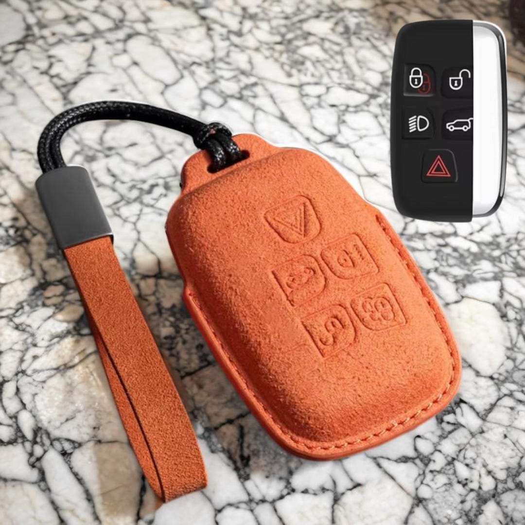 Land Rover Key Fob Cover – Leather Alcantara Case for Range Rover ...